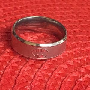 Accessories | Nwt Mens Stainless Steel Batman Logo Ring | Poshmark